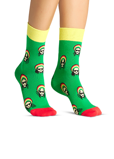 Rastafarian | Funny colorful socks | Buy funny colorful socks for women ...