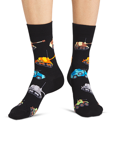 Armored car | Funny colorful socks | Buy funny colorful socks for women ...