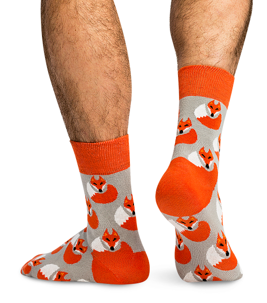 Reynard the Fox | Funny colorful socks | Buy funny colorful socks for ...