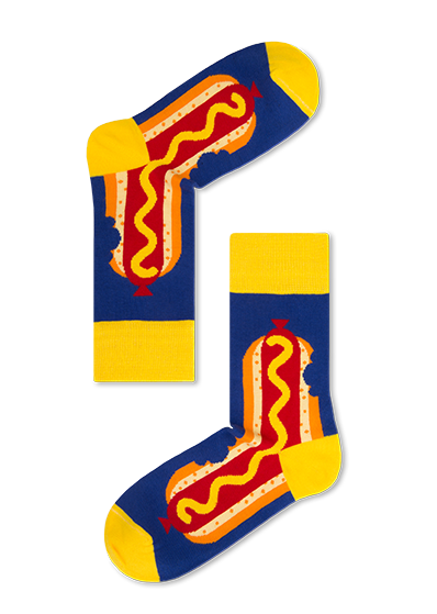 Hot Dog | Funny colorful socks | Buy funny colorful socks for women ...