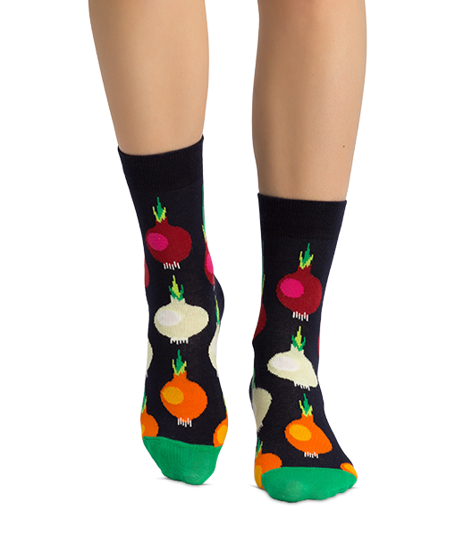 Fashionable Onion | Funny colored socks | Buy funny colored socks for ...