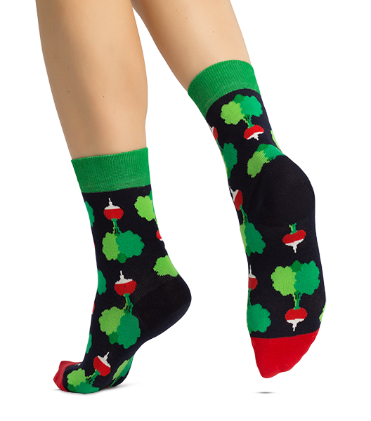 Radish In The Garden | Funny colored socks | Buy funny colored socks ...
