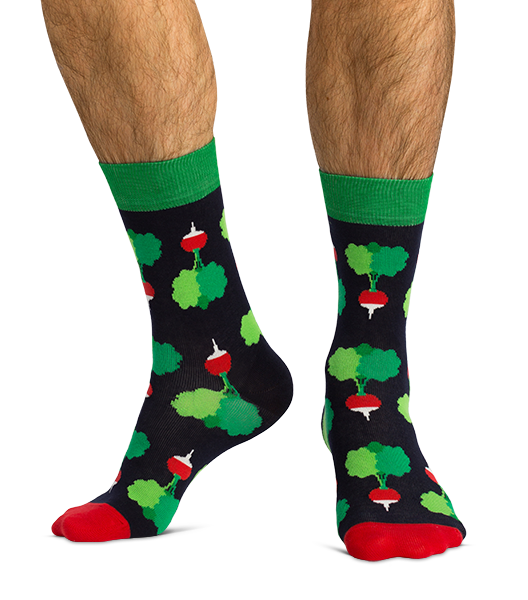 Radish In The Garden | Funny colored socks | Buy funny colored socks ...