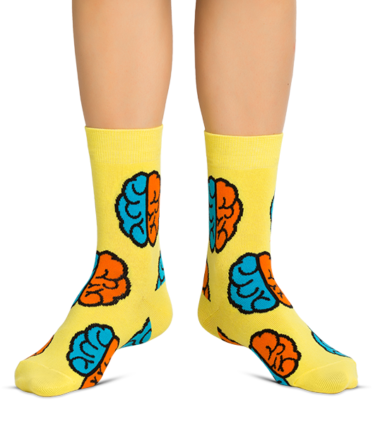 Brain Explosion | Funny colorful socks | Buy funny colorful socks for ...
