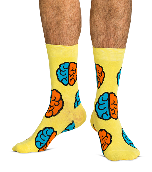 Brain Explosion | Funny colorful socks | Buy funny colorful socks for ...