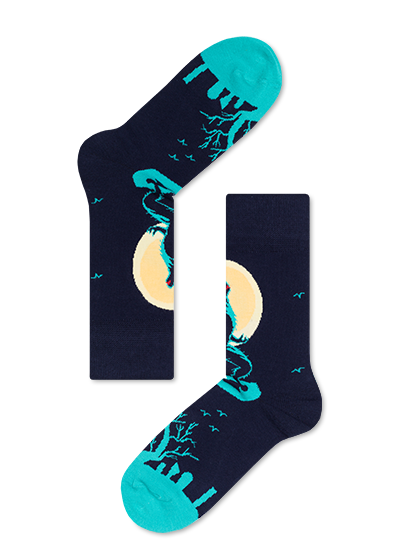 Moon and Werewolf | Funny colorful socks | Buy funny colorful socks for ...