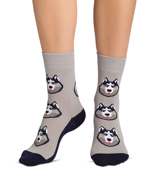 Siberian Husky | Funny colorful socks | Buy funny colorful socks for ...