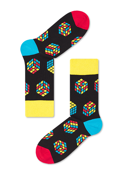 Rubik's Cube | Funny colorful socks | Buy funny colorful socks for ...
