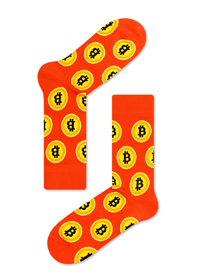 Bitcoin and Blockchain | Funny colored socks | Buy funny colored socks ...