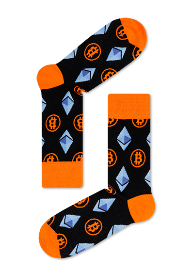 Cryptocurrency | Funny colored socks | Buy funny colored socks for ...