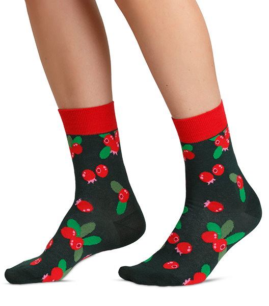 Lingonberry In Sugar | Funny colorful socks | Buy funny colorful socks ...