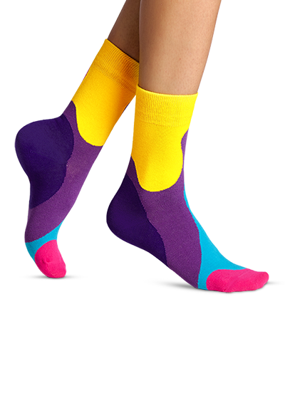Paint Stains | Funny colored socks | Buy funny colored socks for women ...