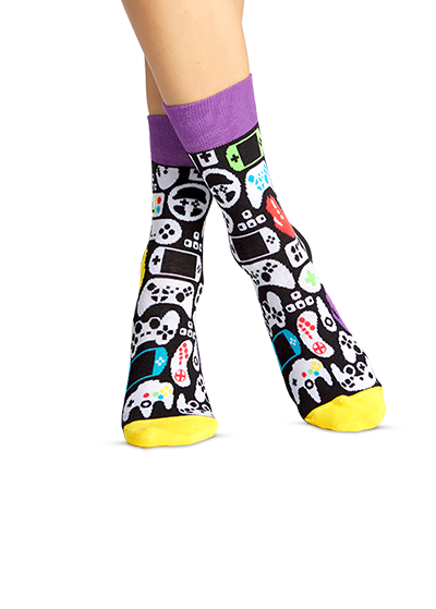 Joysticks | Funny colorful socks | Buy funny colorful socks for women ...