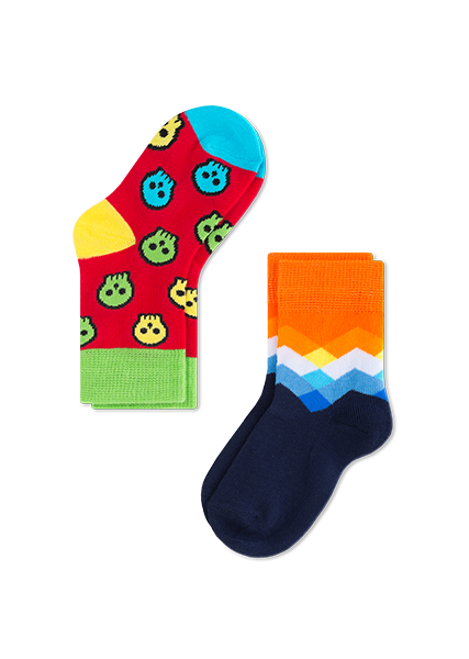 Treasure Island for kids (2 pairs) | Funny colored socks | Buy funny ...