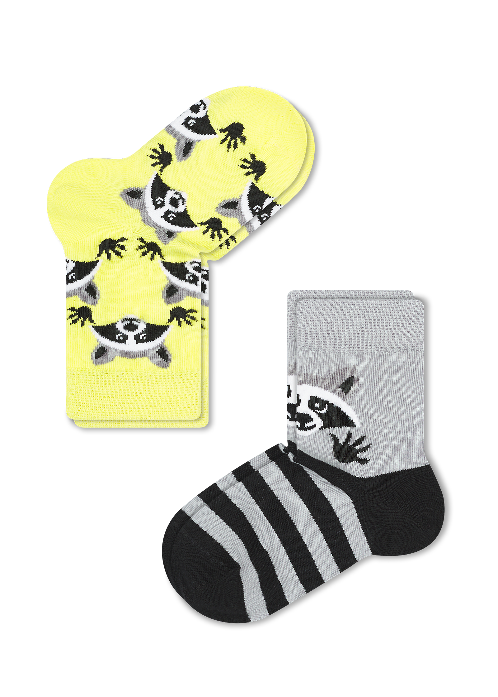 Little Raccoon for kids (2 pairs) | Funny colorful socks | Buy funny ...