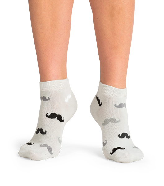 Black Mustache | Funny colored socks | Buy funny colored socks for ...