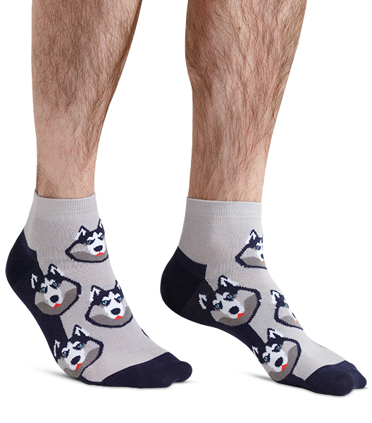 Husky Puppy | Funny colored socks | Buy funny colored socks for women ...