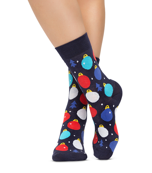 Christmas balls | Funny colorful socks | Buy funny colorful socks for ...