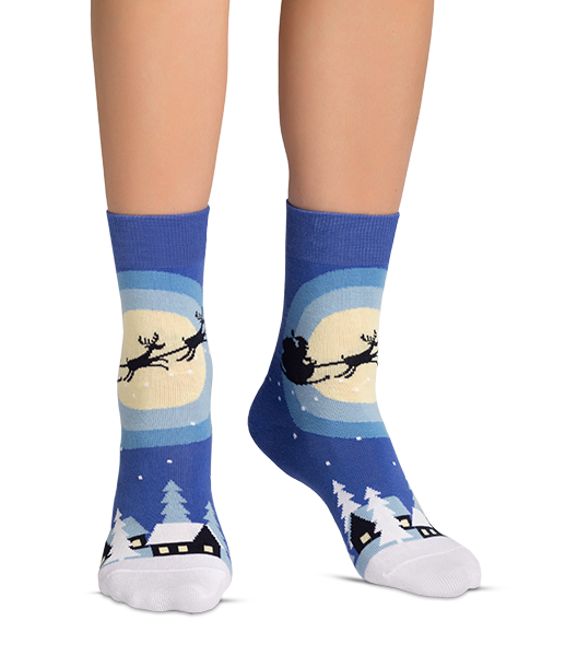 Santa's Sleigh | Funny colorful socks | Buy funny colorful socks for ...