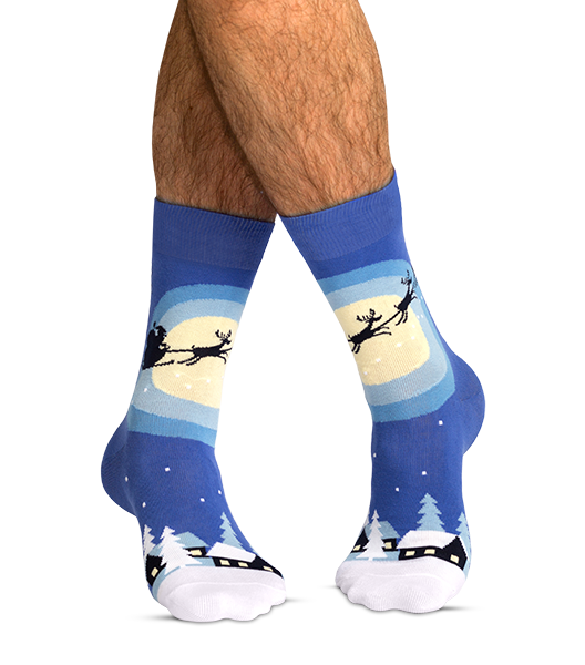 Santa's Sleigh | Funny colorful socks | Buy funny colorful socks for ...